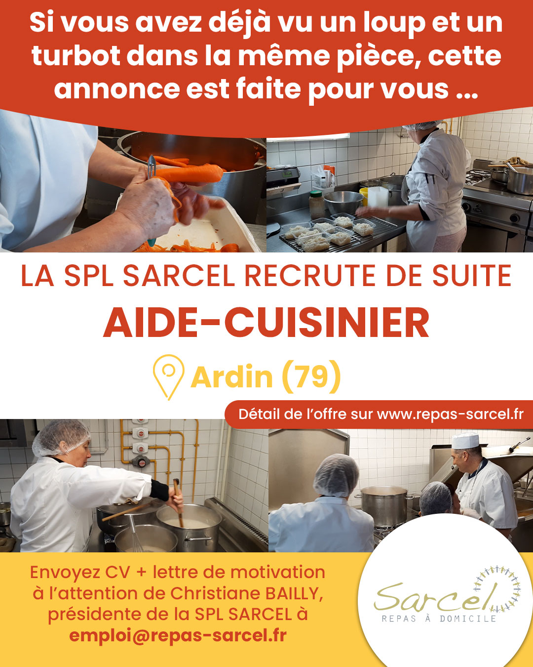 Repas de l'association SARCEL - Accueil